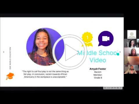 2021 One World Challenge-at-a-Glance - One World Education