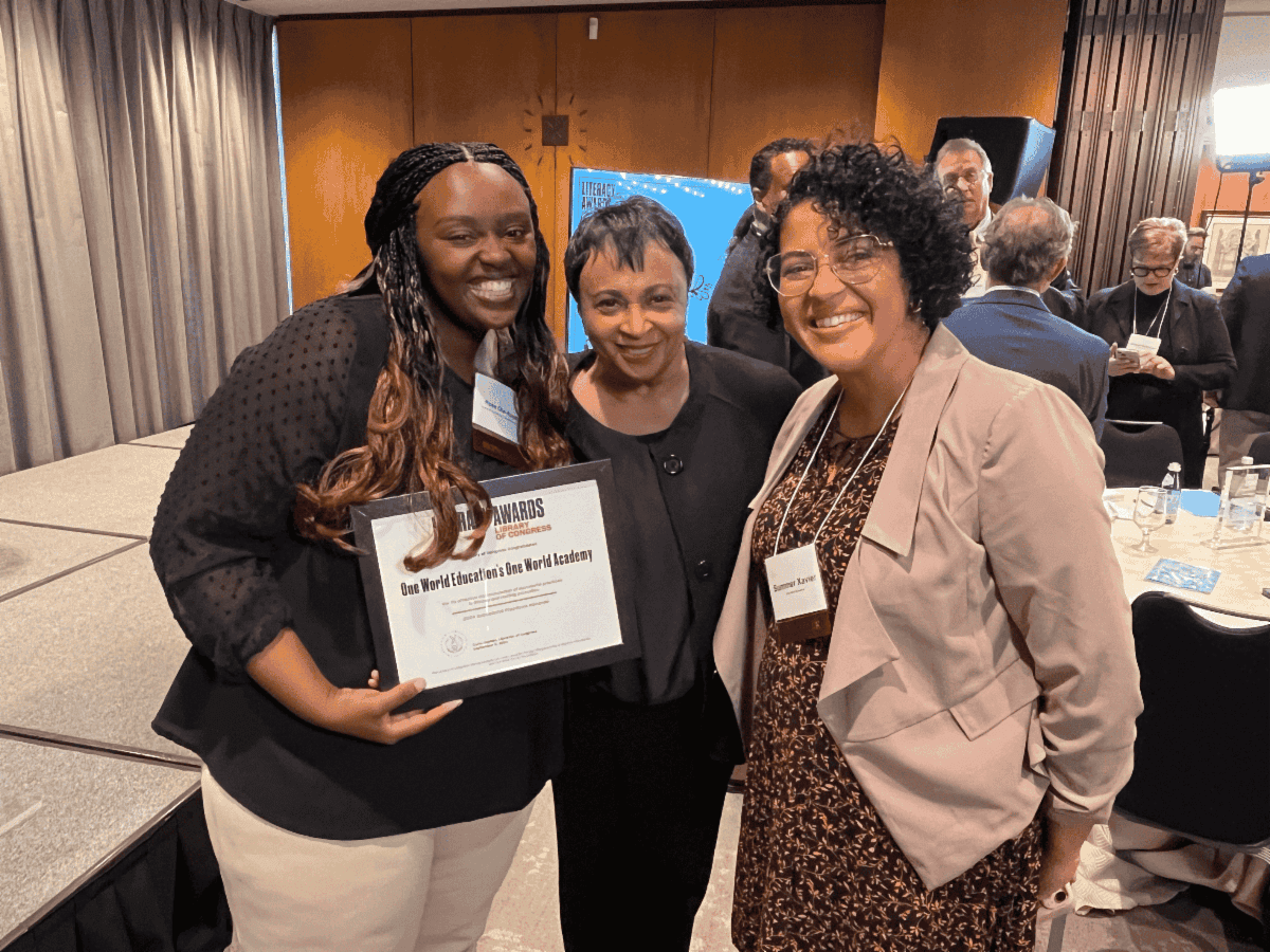 One World Wins the Library of Congress Award - One World Education